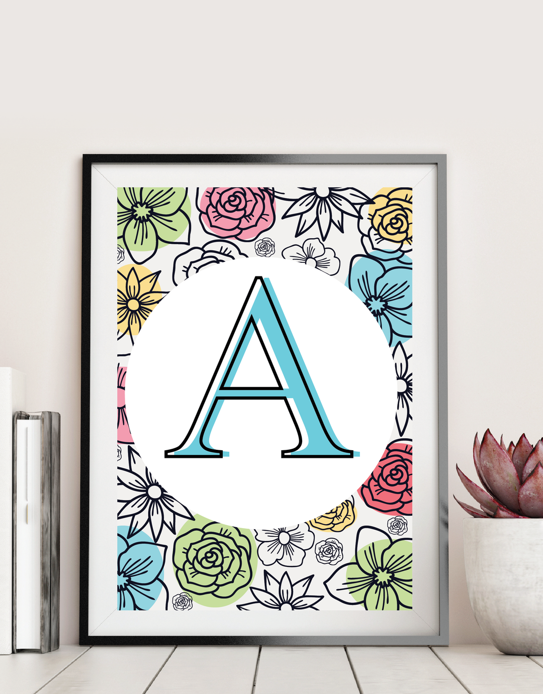 Wall Art – Teal Notes