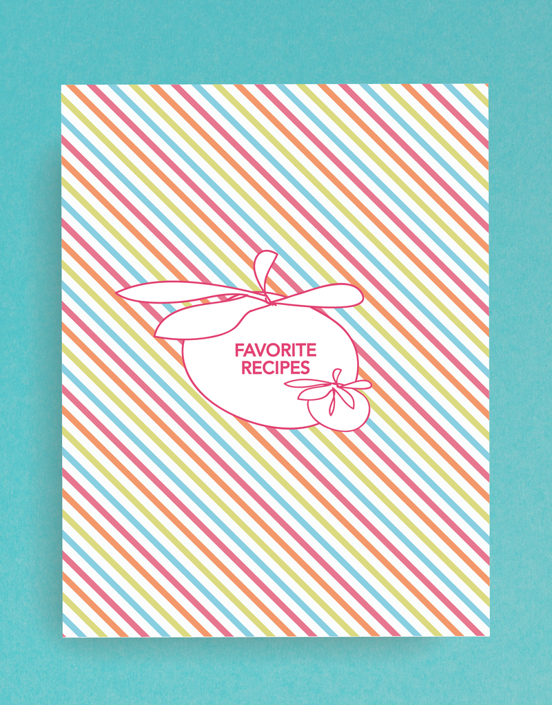 Printable Recipe Kit – Teal Notes